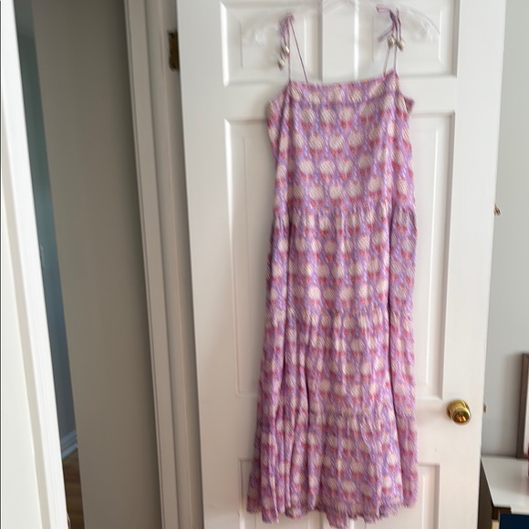 Oliphant | Dresses | Floral Lavender Oliphant Maxi Dress | Poshmark
